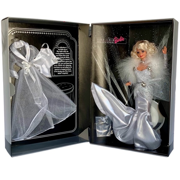 Barbie | Toys | 993 Silver Screen Barbie Fao Schwarz X Mattel Nwt Nrfb ...
